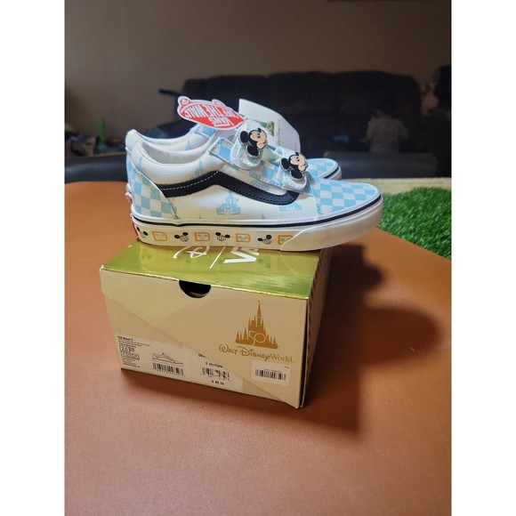 Vans | Shoes | Vans X Disney 5th Anniversary Blue Shoes Strap Old Skool ...